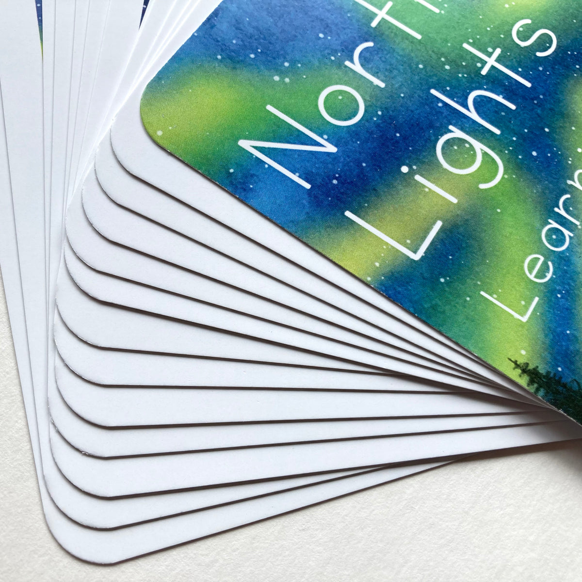 Northern Lights Learning Cards – Tiny Nest Studio