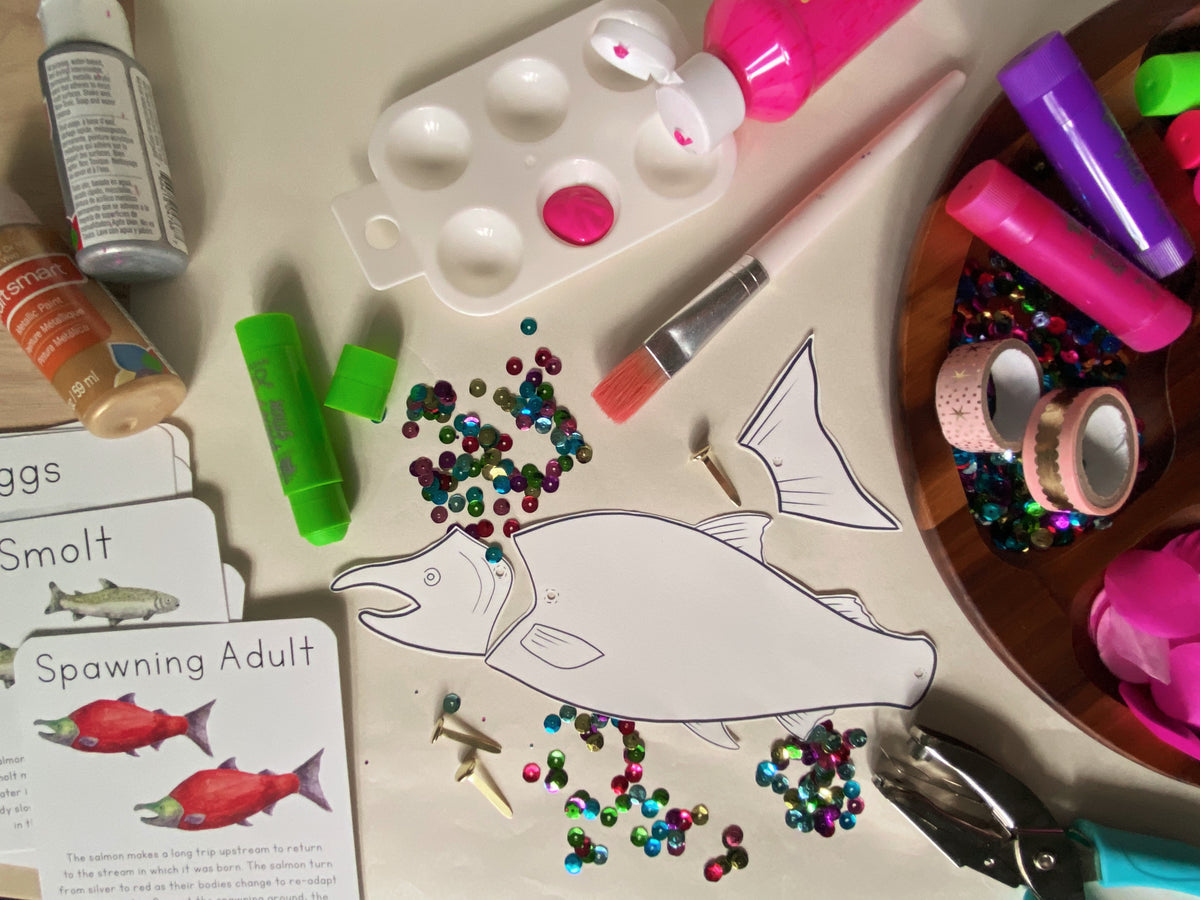 Salmon Puppet: Digital Download – Tiny Nest Studio