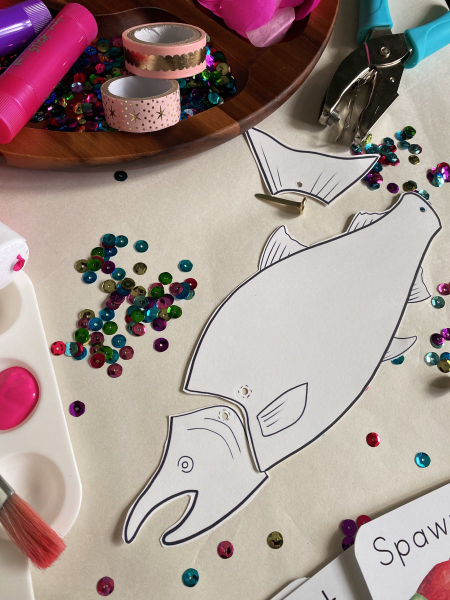 Salmon Puppet: Digital Download – Tiny Nest Studio