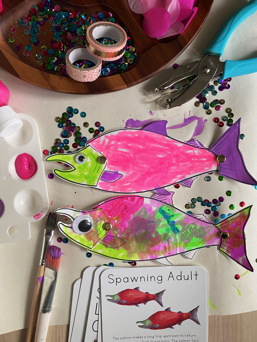 Salmon Puppet: Digital Download – Tiny Nest Studio